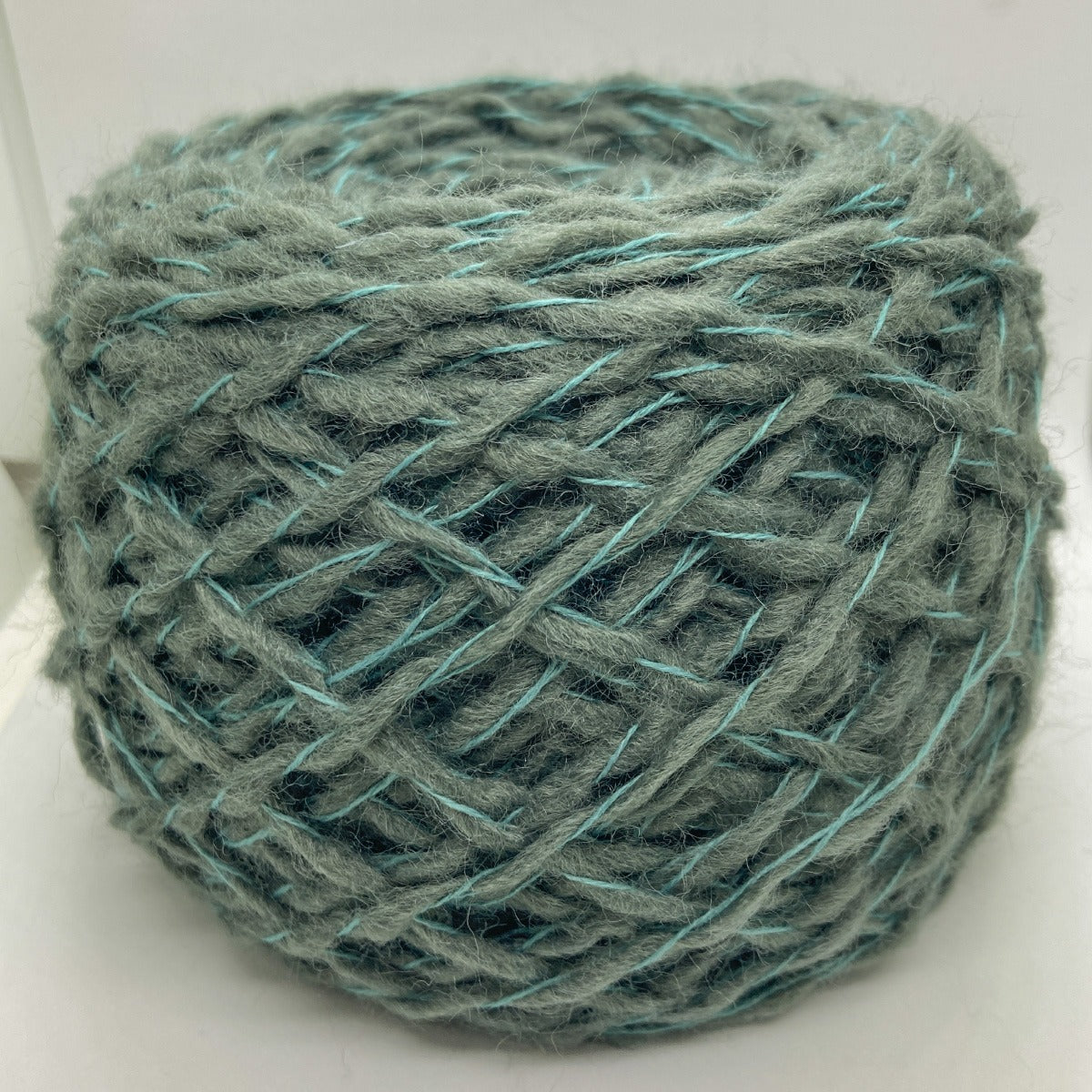Fluffy Yarn 13 Greenish Gray